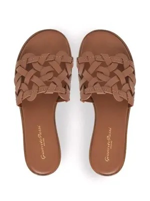 GIANVITO ROSSI Amalfi Slides - Brown