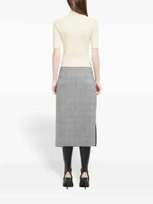 COURREGES Solar Ribbed Sweater - White