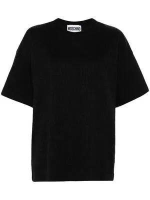Moschino Print T-shirt - Black