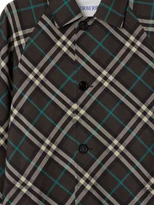 Burberry Mid-length Check Trench Coat