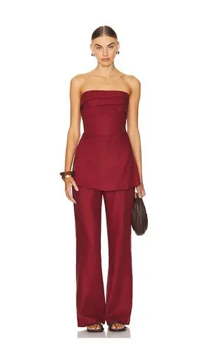 Faithfull The Brand Boe Tunic Top - Wine