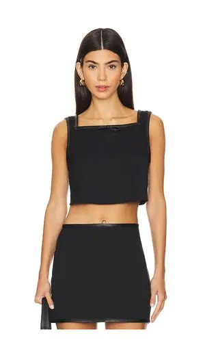 WeWoreWhat Cropped Square Neck Top