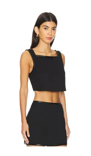 WeWoreWhat Cropped Square Neck Top