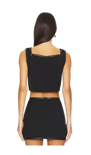 WeWoreWhat Cropped Square Neck Top