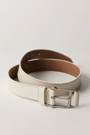 Free People Carraway Leather Belt - Mineral