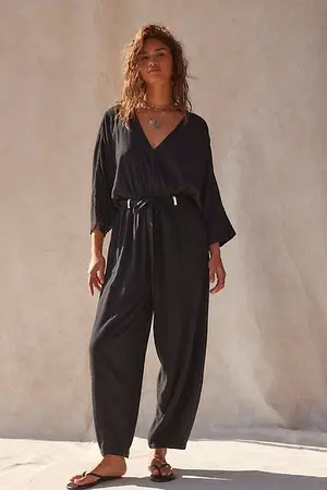Free People Khai One-Piece Black