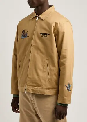 Carhartt Work In Progress Ducks Embroidered Cotton Jacket - Sand