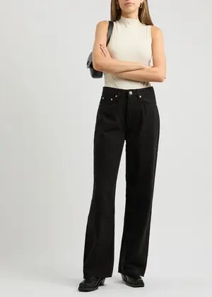 Rag & Bone Logan Wide-leg Jeans - Black