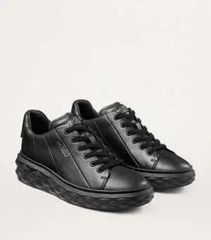 JIMMY CHOO Diamond Light Maxi Leather Sneakers