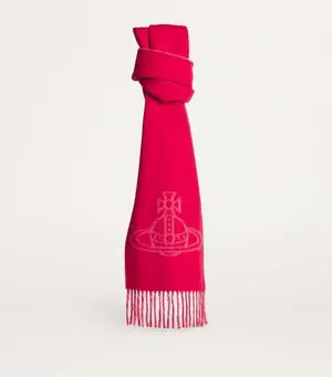 VIVIENNE WESTWOOD Wool Orb Scarf