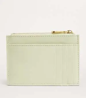 Harrods Leather Zip-up Card Holder