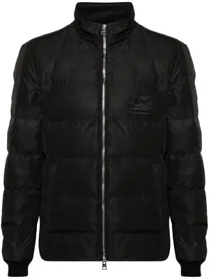 Etro Pegaso-embroidered Puffer Jacket