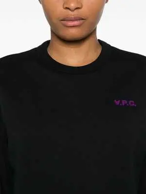 A.p.c. Flocked-logo Sweatshirt