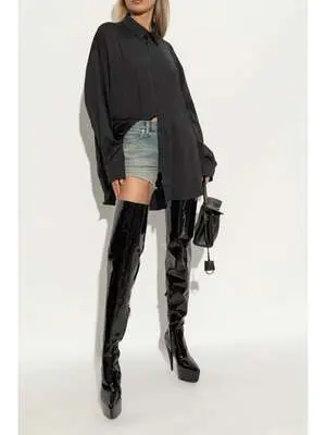 Balenciaga Patent-leather Boots