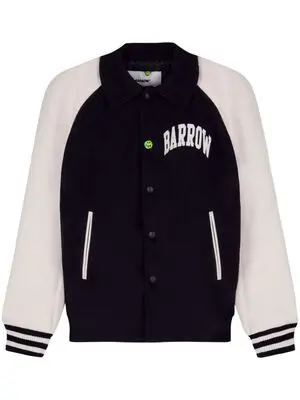BARROW Logo-print Varsity Jacket