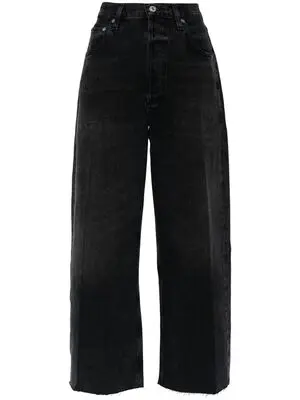 Citizens Of Humanity Ayla Cropped Jeans - Black