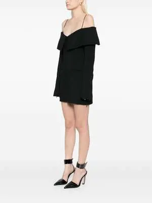 David Koma Layered-shoulder Mini Dress