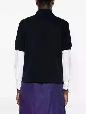 Miu Miu Cotton Piqué Polo Shirt - Blue