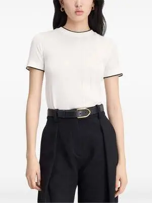 Jacquemus Le T-shirt Tricot Top - White