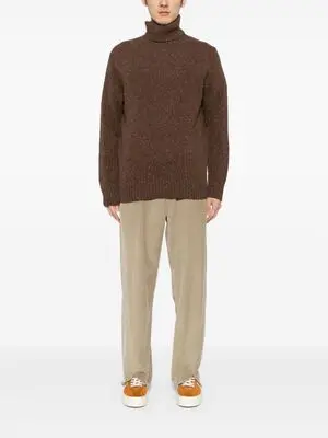 Universal Works Roll Neck Tweed Jumper