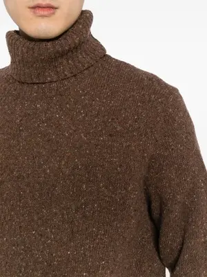 Universal Works Roll Neck Tweed Jumper