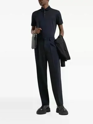 EMPORIO ARMANI Front-zipped Polo Shirt