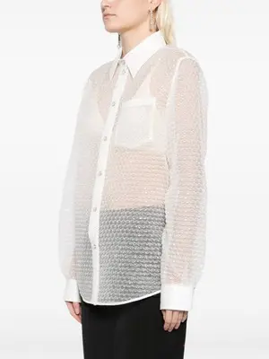 Helmut Lang Curved Bubblewrap Shirt
