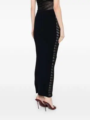 JEAN PAUL GAULTIER Marinière Maxi Skirt