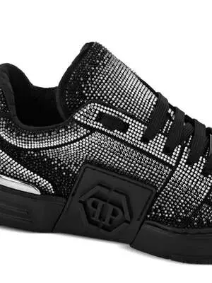 Philipp Plein Hexagon Strass Embellished Sneakers - Black