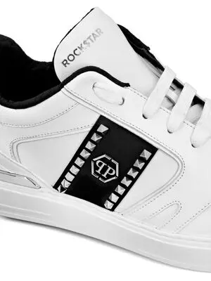 Philipp Plein Low-top Leather Sneakers - White