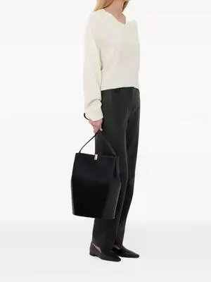 Loulou De Saison Anzor V-neck Cashmere Sweater - White
