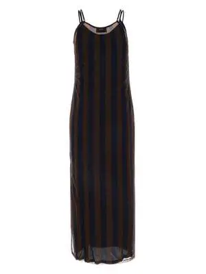 Fendi Pequin Ankle-length Dress