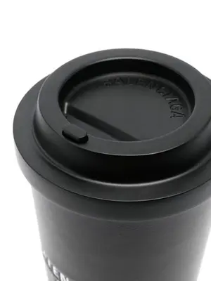 Balenciaga 9am Coffee Cup Clutch - Black