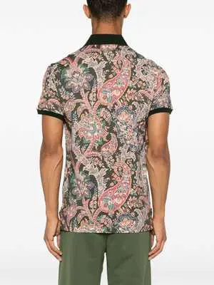 Etro Paisley-print Polo Shirt