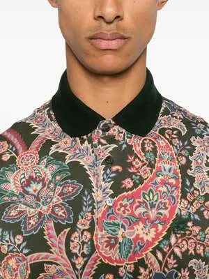 Etro Paisley-print Polo Shirt