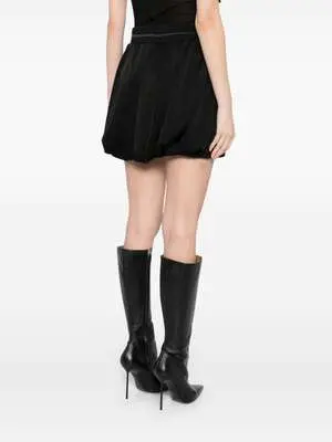 Helmut Lang Bubble Mini Skirt - Black