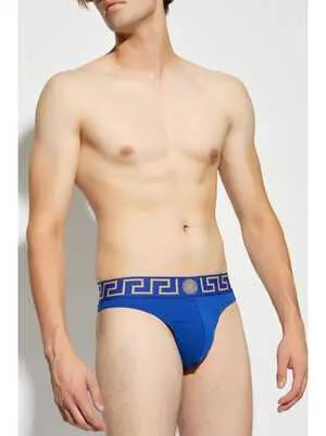 Versace Medusa Greca Briefs - Blue