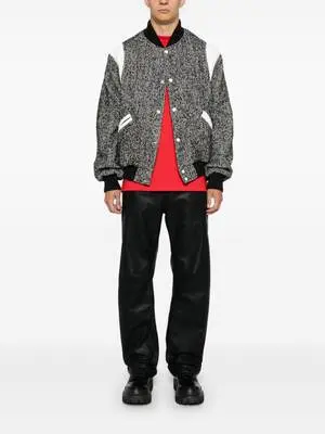 Kenzo Marl-knit Varsity Jacket