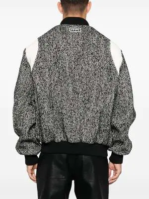Kenzo Marl-knit Varsity Jacket