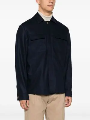 Eleventy Fleece Shirt Jacket