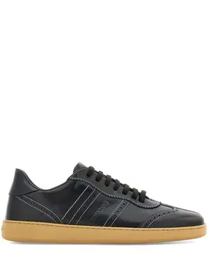 FERRAGAMO Logo-debossed Leather Sneakers
