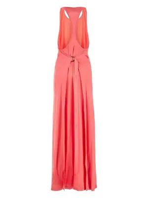 Fendi Satin Maxi Dress
