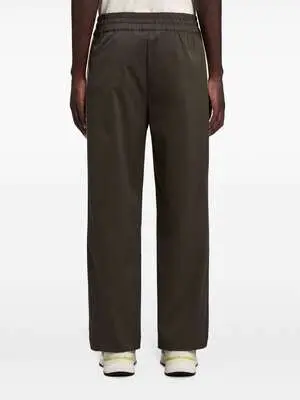 Palm Angels Logo-embroidered Wool Track Pants - Brown