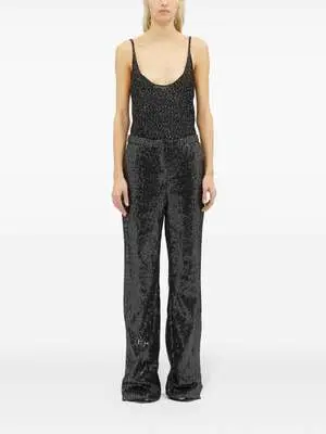 MSGM Sequin-embellished Trousers