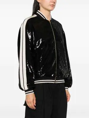 Palm Angels Sequinned Bomber Jacket