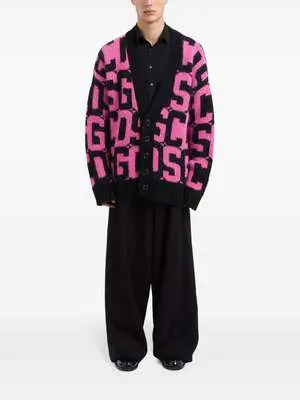 Gcds Monogram-pattern Cardigan