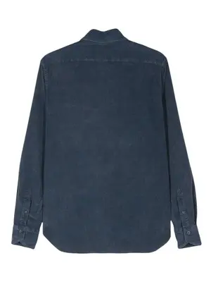 TINTORIA MATTEI 954 Corduroy Shirt - Blue