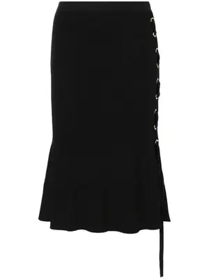 TWINSET Logo-plaque Midi Skirt