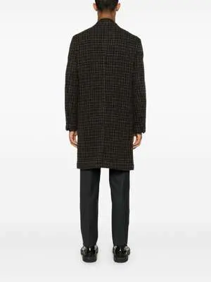 Caruso Houndstooth Wool-cashmere Coat