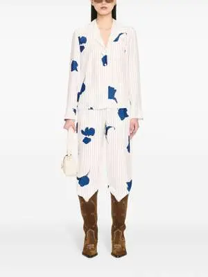 Off-white Long Sleeve Sleepwear For Women